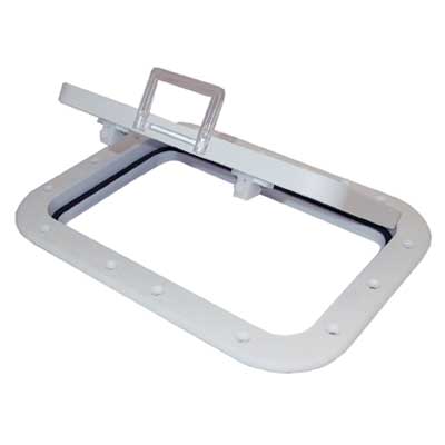 RABUD 10"X20"Deck Hatch-Artic White - 1020HLAW - False Creek Fuels