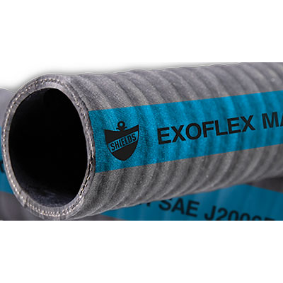 SHIELDS Exoflex Exhaust Hose - 254-1-5/8" - False Creek Fuels & Parts